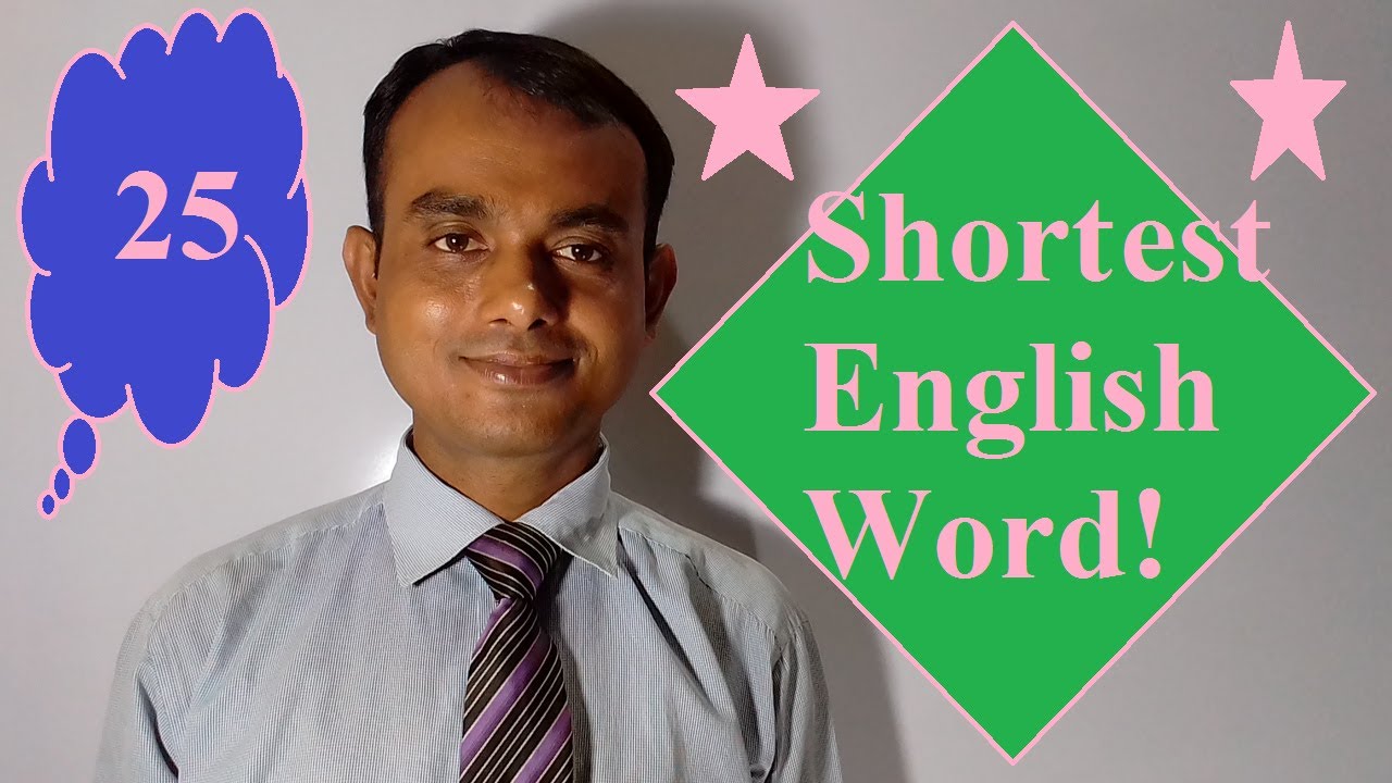 Shortest English Word in the world | Difference between A & I - YouTube