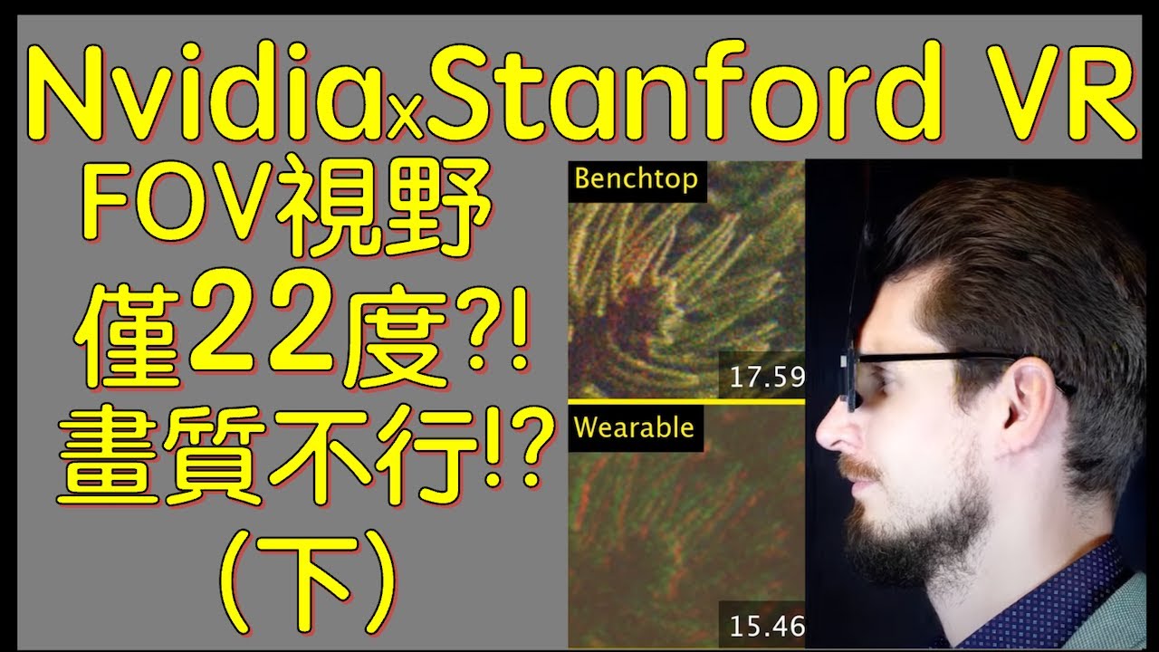 Nvidia Stanford 合作的2.5mm VR眼鏡FOV僅22度!? 畫質不及格!? 設計困難點在哪? [下] - YouTube