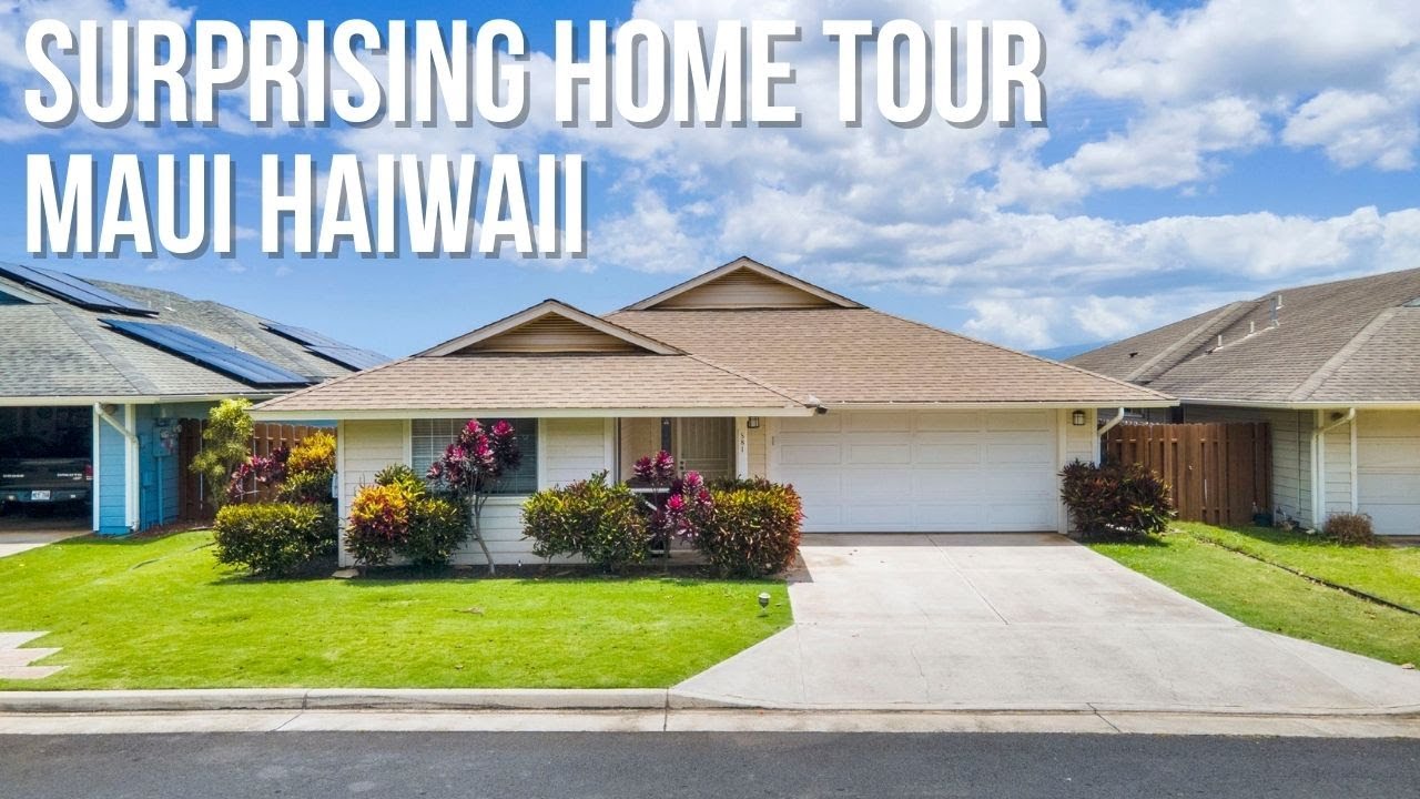 Maui amazing home tour! - 581 Akolea St Wailuku, Hawaii 96793 - YouTube