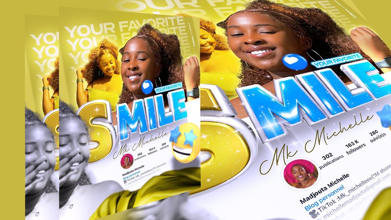 HOW TO MAKE MK MICHELLE POSTER - YouTube