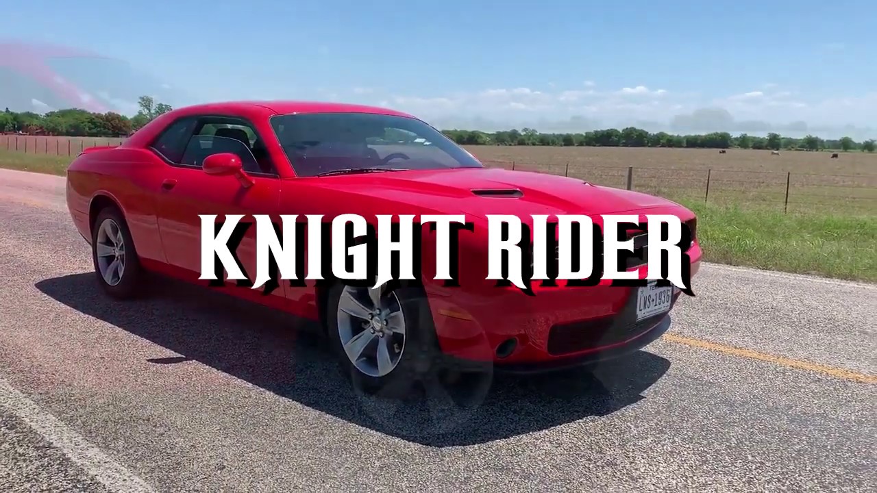 Knight Rider - 2019 Dodge Challenger - YouTube