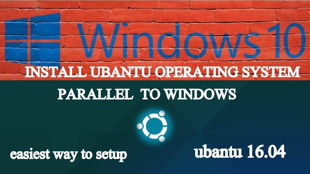 How to install ubantu parallel to windows (dual os installation easiest ...