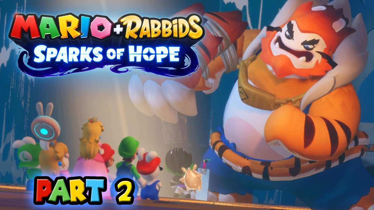 Mario + Rabbids Sparks of Hope - Part 2 - Boss Giant Wildclaw ...