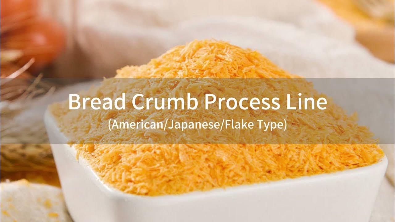 bread crumb process line - YouTube