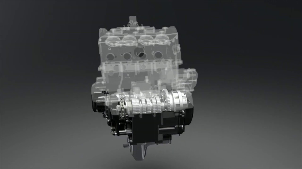 Suzuki KATANA engine - YouTube