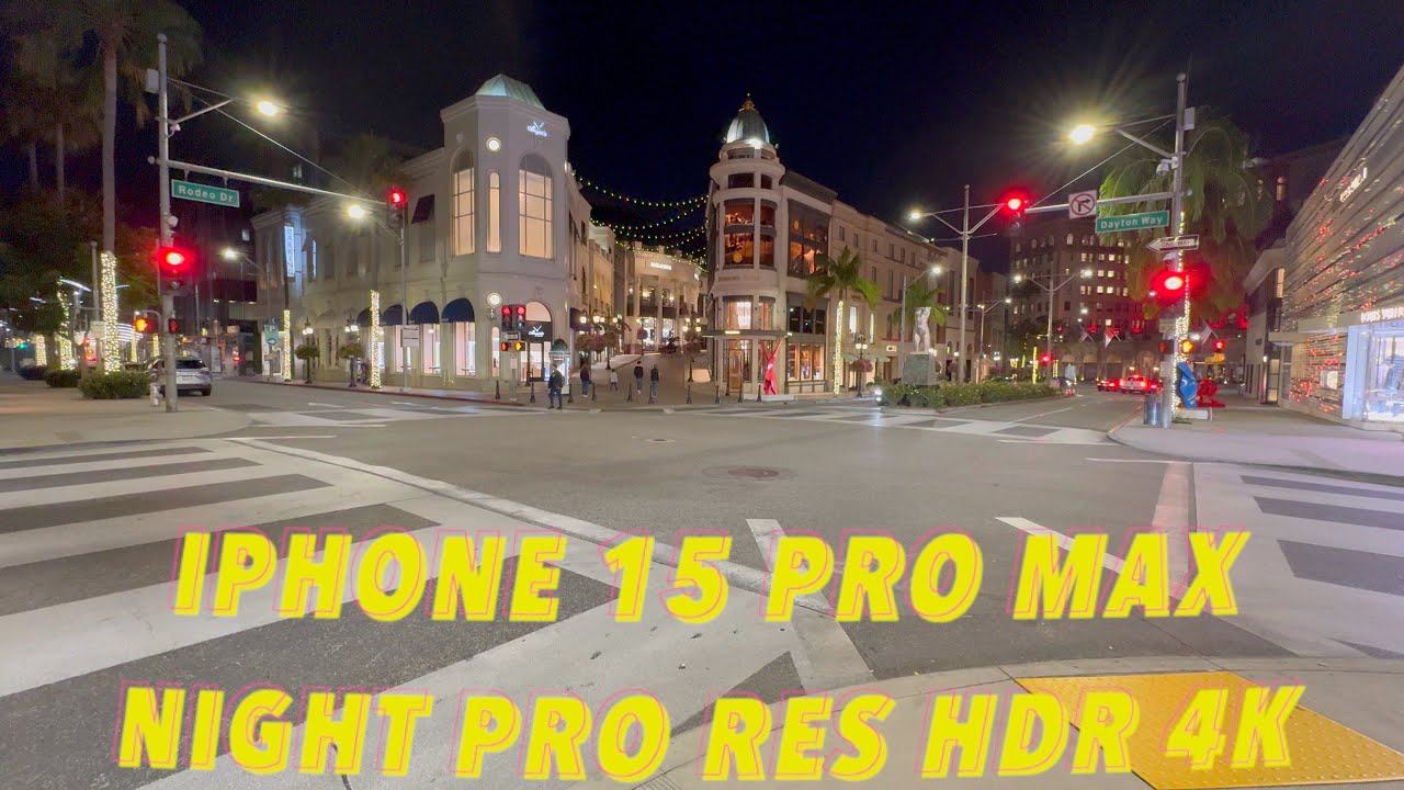 iPhone 15 Pro max Night Pro Res HDR 4K - YouTube