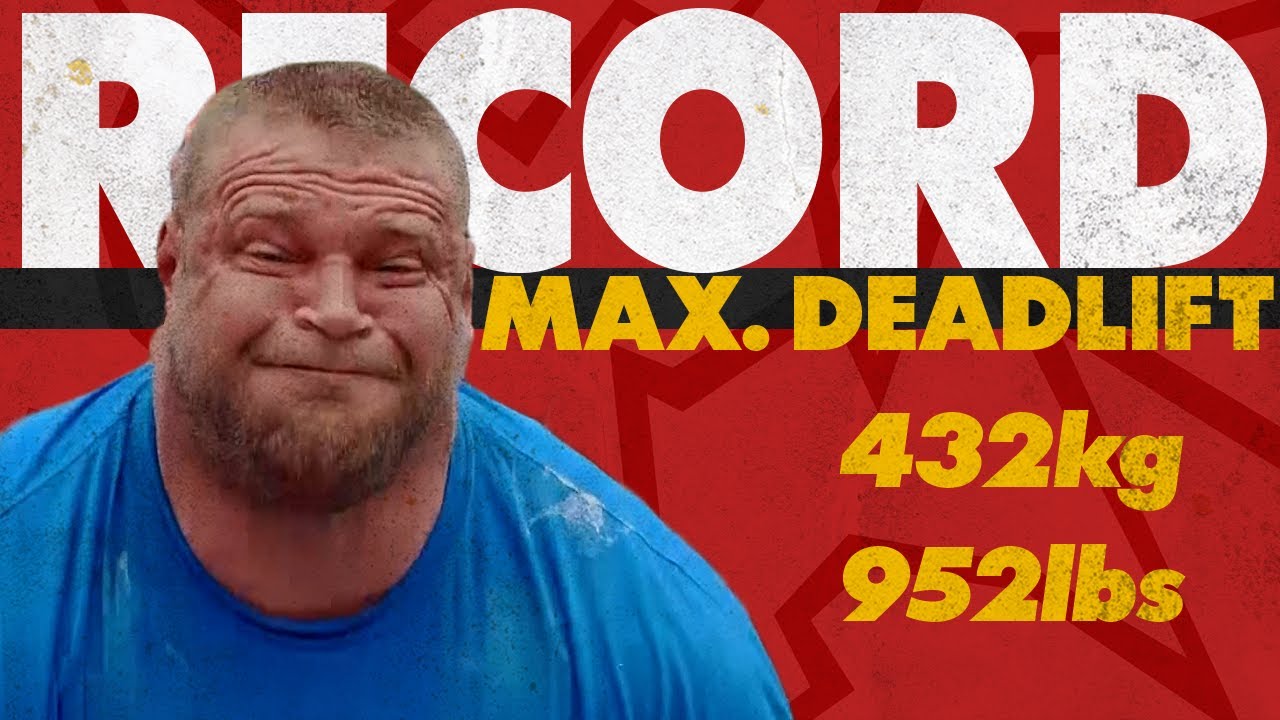 Terry Holland's PERSONAL BEST Max. Deadlift (952lbs / 432kg) | World's ...