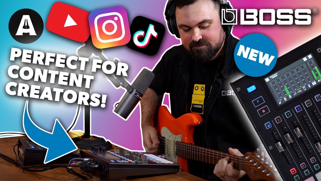 Make Music Content? You Might Really Need This! - Boss Gigcaster - YouTube