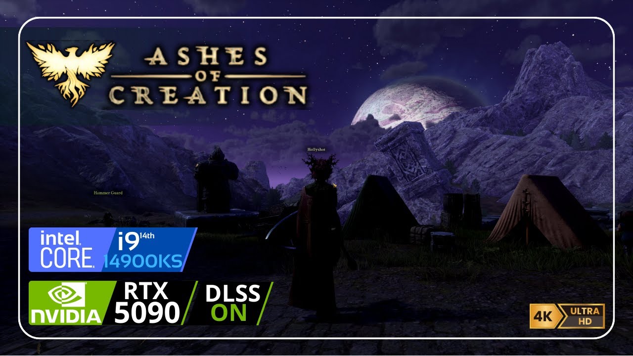 Ashes of Creation: Alpha II - Max Graphics in 4k | RTX 5090 + i9 ...