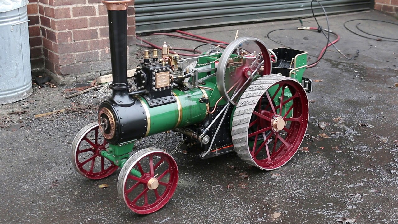 3 inch scale Burrell 6nhp agricultural engine - YouTube