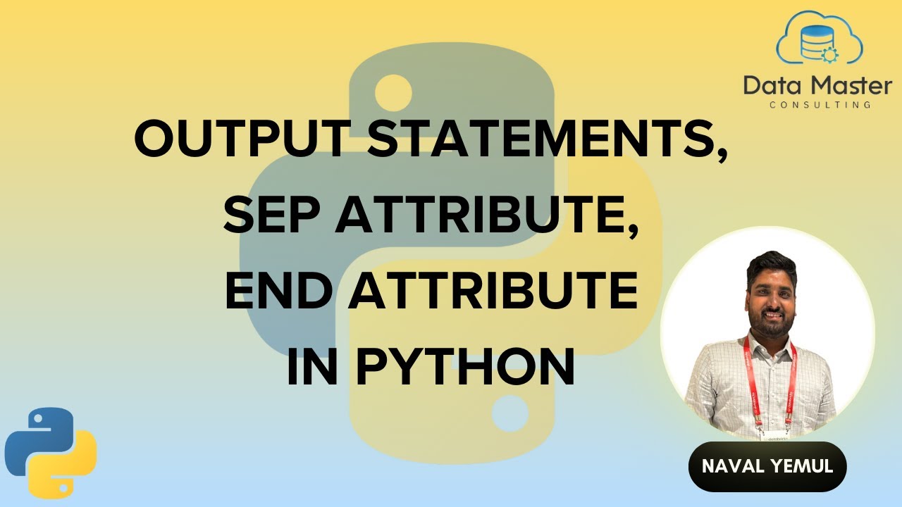 17 Output Statements Sep Attribute End Attribute In Python Python 9342