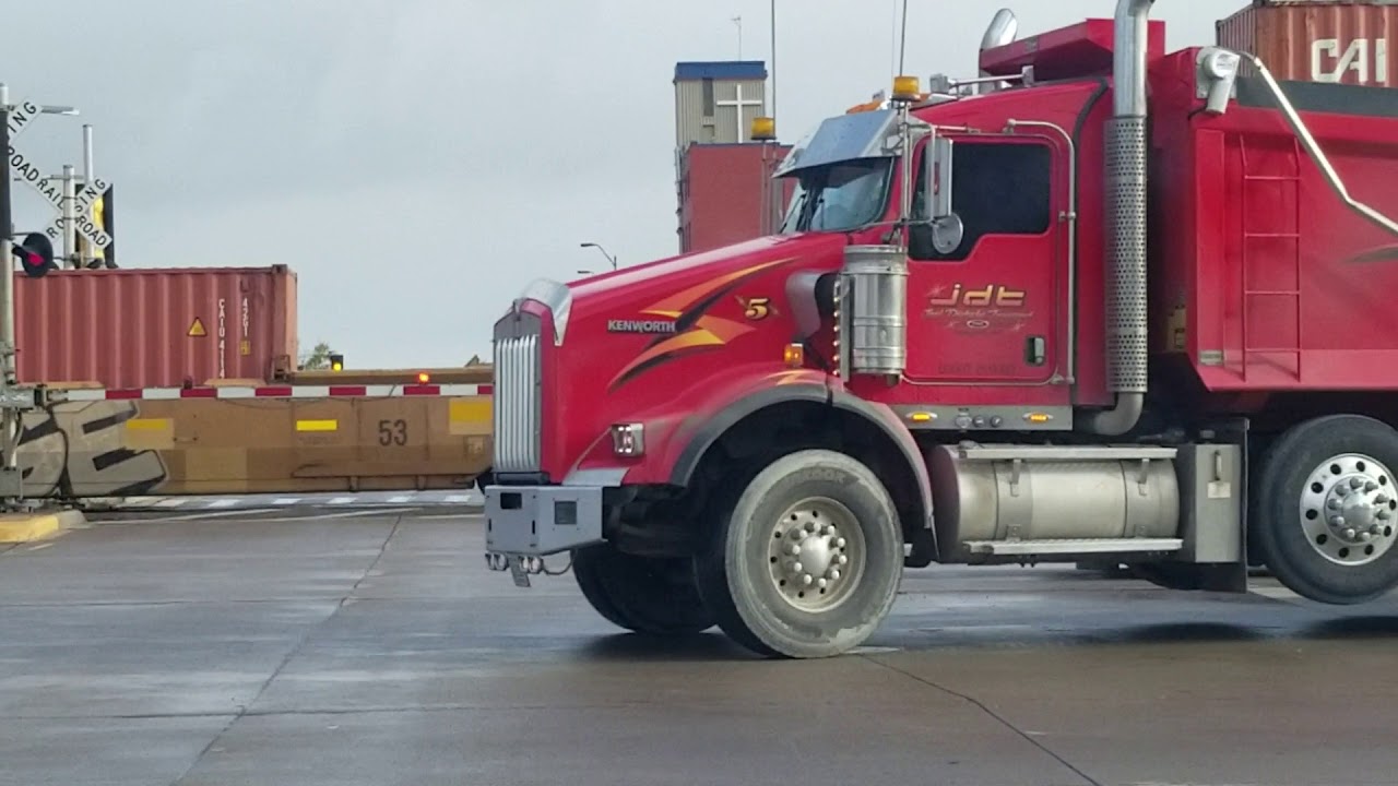 Train Crossing - Marshfield, WI - YouTube