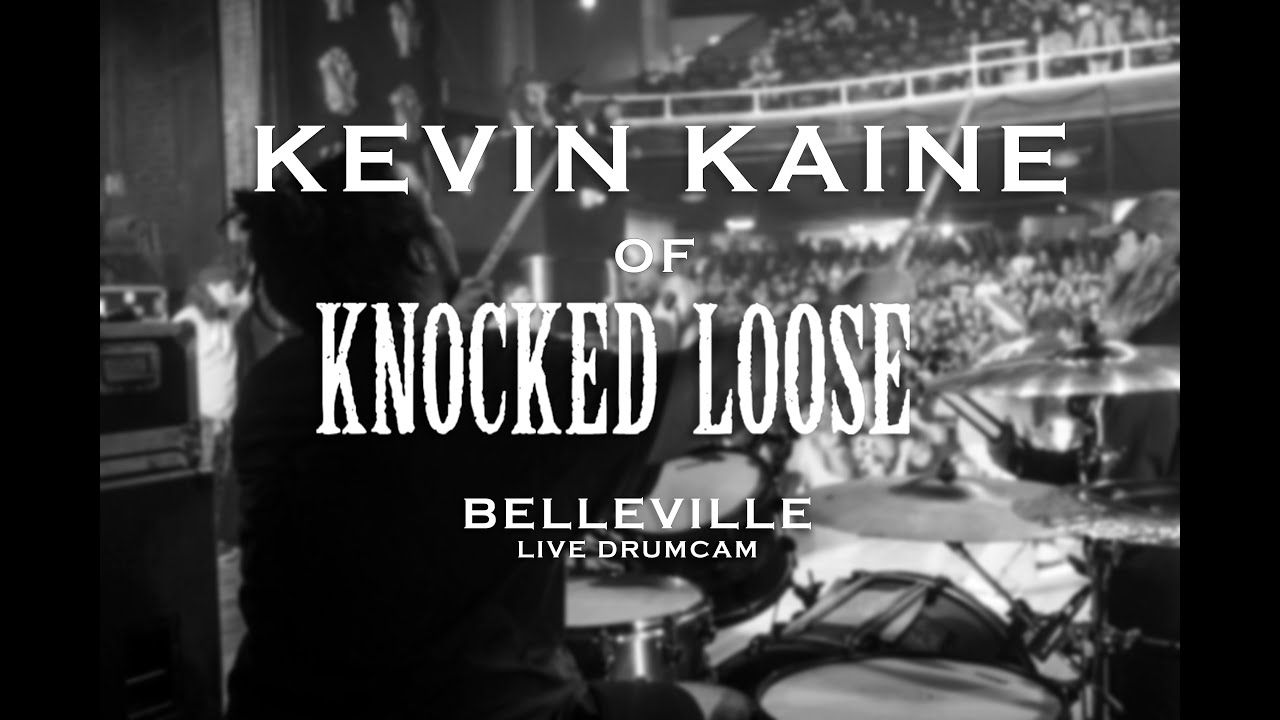 Kevin Kaine of Knocked Loose - "Belleville" Live Drumcam | SJC Custom ...