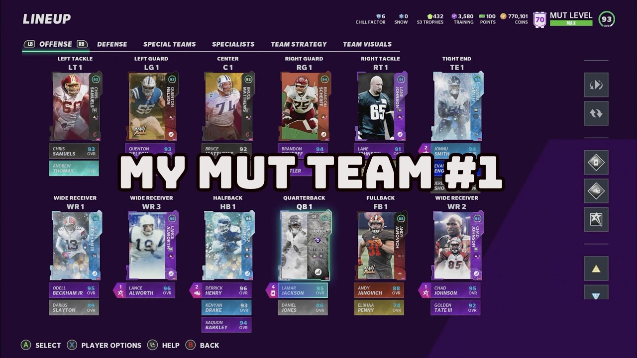 MY MUT TEAM #1/ NEW SERIES - YouTube