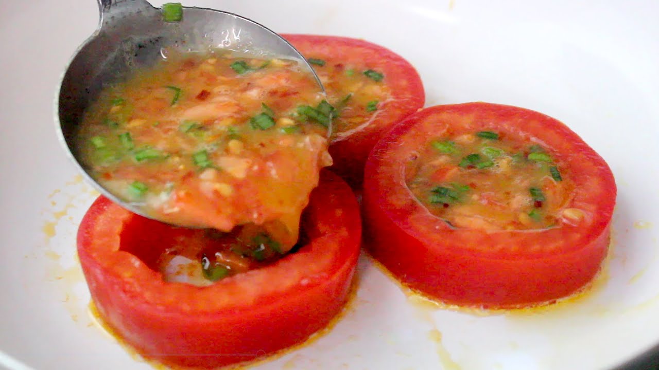 Tomato with Eggs! Quick Breakfast in 5 Minutes Super Easy and Delicious ...