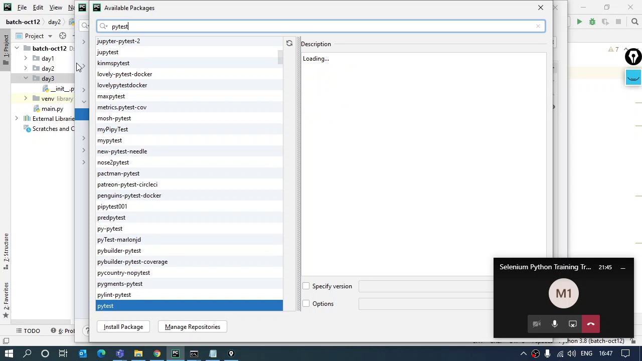 Trial Class 3 for Selenium Python Training - YouTube