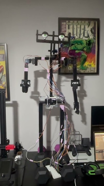 Homemade Animatronic #animatronics #arduino #robot #bottango #animatronictakover - YouTube