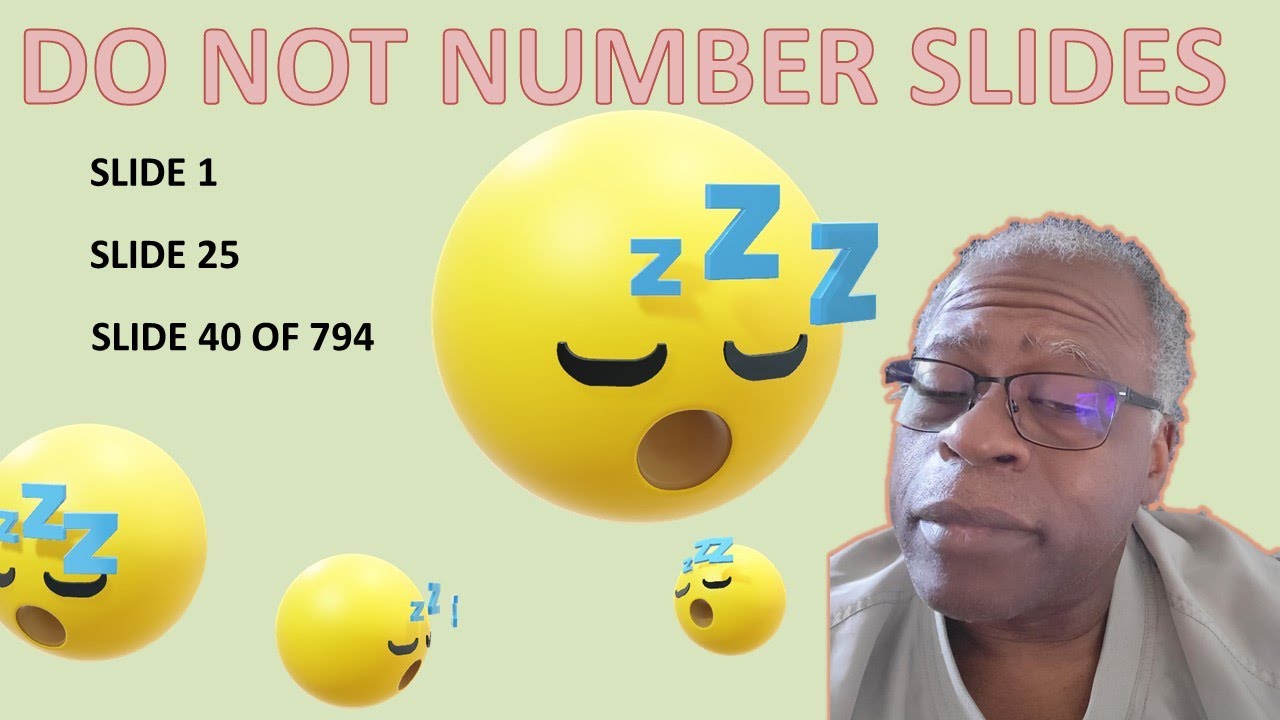 Do Not Number Your Slides In PowerPoint YouTube Do Not Number Your Slides In PowerPoint YouTube