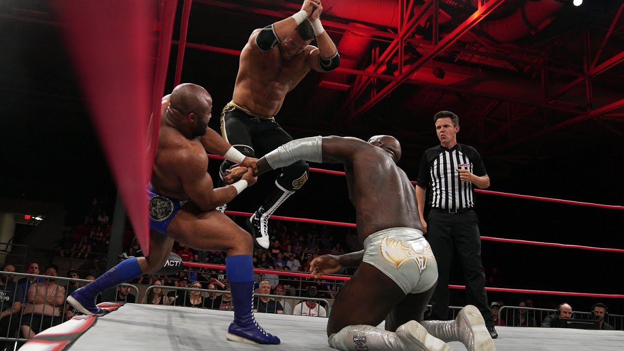 Moose & Rich Swann vs Jonathan Gresham & Nick Aldis Impact Wrestling ...
