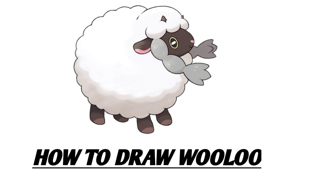 HOW TO DRAW POKEMON WOOLOO - YouTube