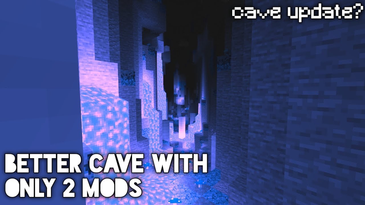 Better Minecraft Cave with only 2 MODS | Minecraft 1.16 Tutorial - YouTube