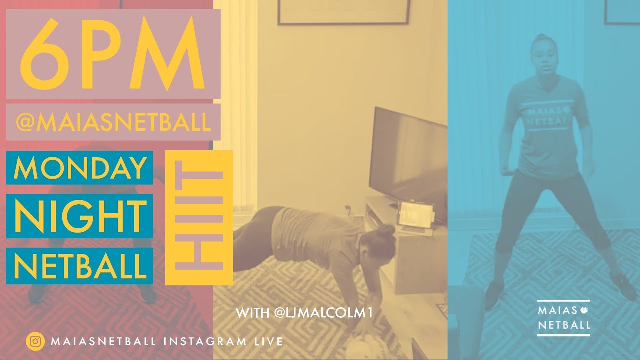 Netball HIIT Home Workout (Routine 2) - YouTube