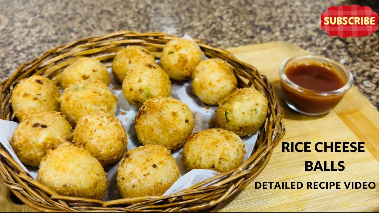Rice Cheese Balls || Easy and Quick Snack Recipe || Detailed Video ...