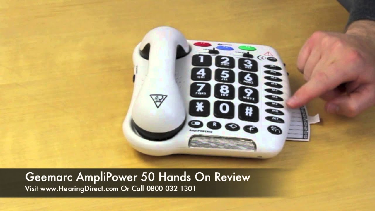 Geemarc AmpliPower 50 Hands On Review - YouTube