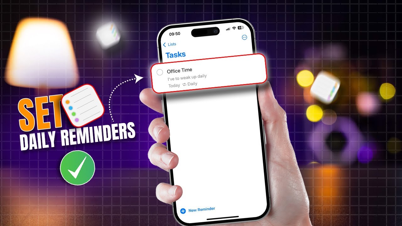 How to Set Daily Reminders on iPhone | Use Daily Reminder on iPhone ...