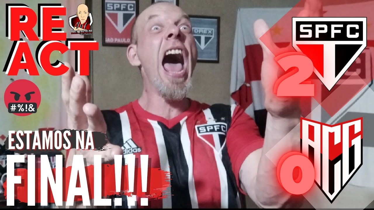 REACT SEM FILTRO | DUAS VEZES PATRICK | SÃO PAULO 2 x 0 ATLÉTICO GO ...
