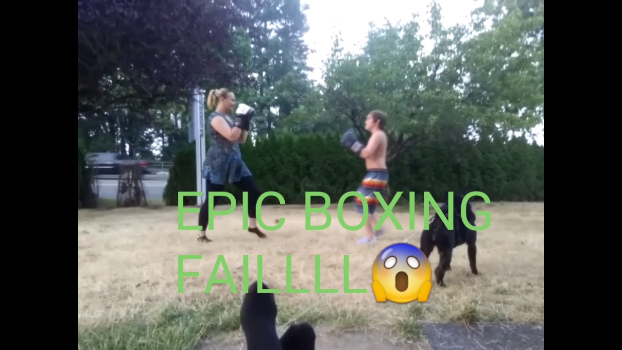 Epic boxing fail - YouTube