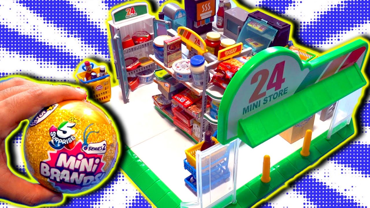 Tienda miniatura de Mini Brands -Bruno y Ellie - YouTube