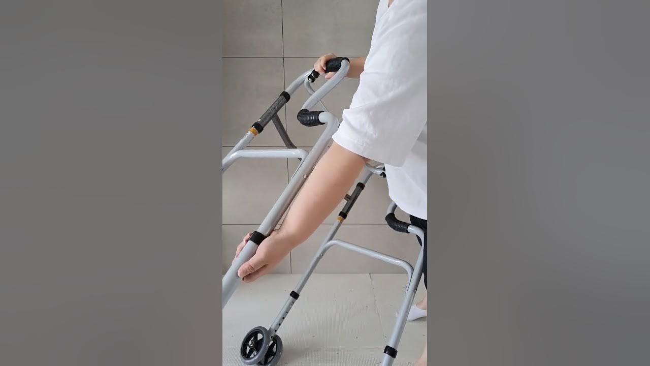 노인 환자를 위한 보행보조 성인용보행기 경량워커 HM-606의 모든 것! #가벼운워커 #높이조절 #실내워커 #노인복지용구 #실버용품 - YouTube