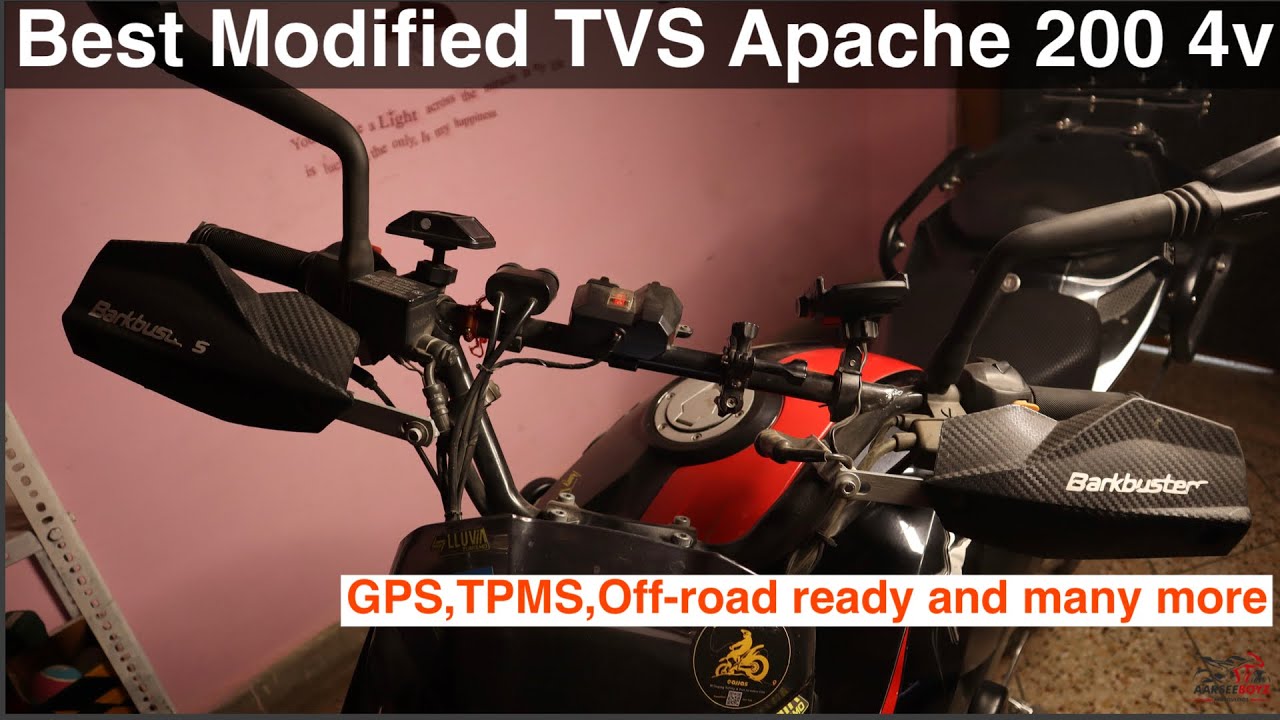 Best Modifications In TVS Apache 200 4v | TVS Apache 4v Modifications ...