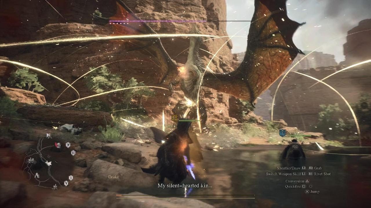 Dragon's Dogma 2 1 Shot Drake - YouTube