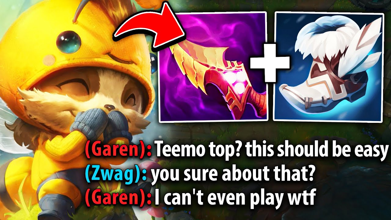 I played the Most ANNOYING Teemo build in League of Legends... #9 - YouTube