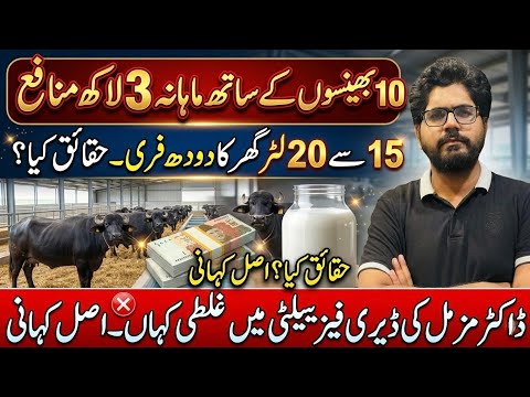 3 Lakh Monthly Profit from 10 Buffaloes II Dr. MUZZAMMIL FEASIBILITY FACTS