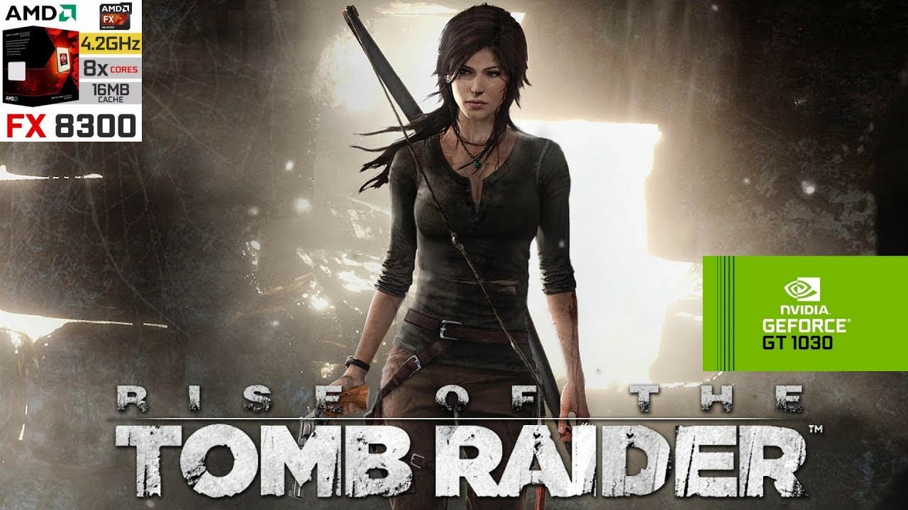 Rise of the Tomb Raider (FX 8300 - GT 1030) Benchmark - YouTube