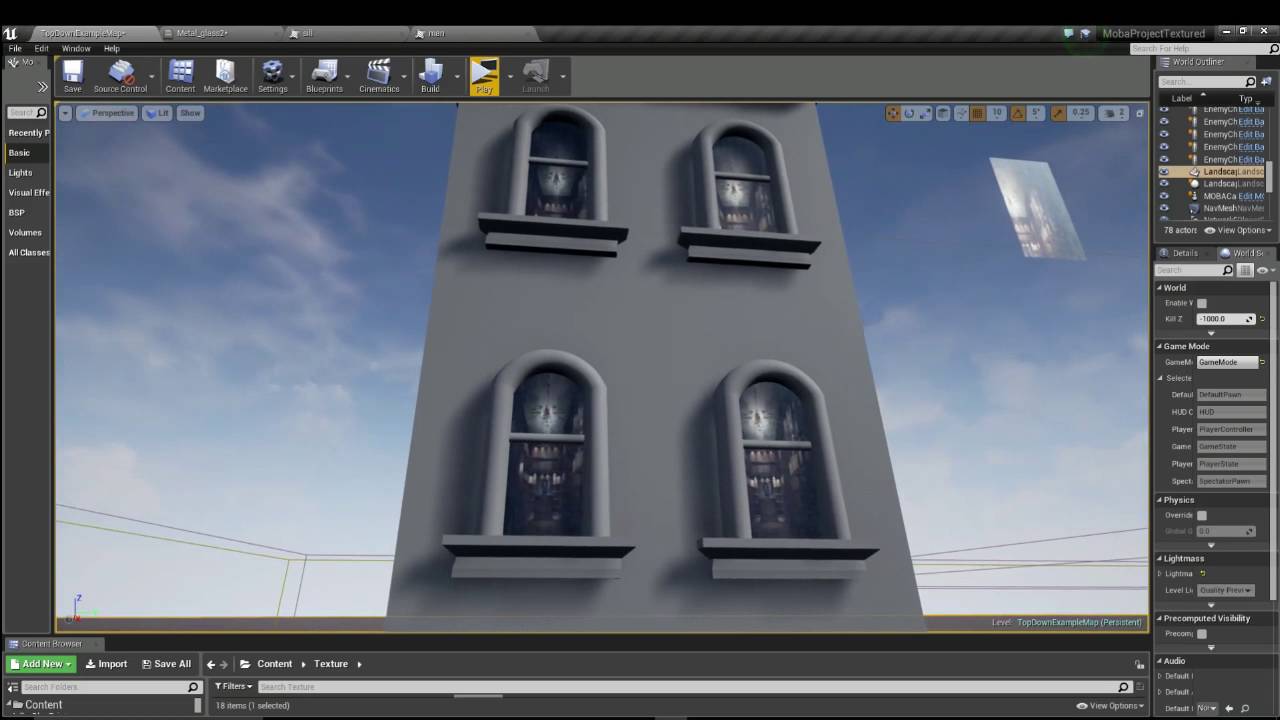 fake room using bump offset in shader - YouTube