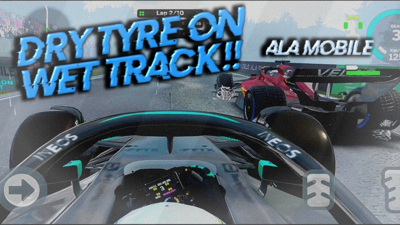 USING DRY TYRE ON WET TRACK! ALA MOBILE GP 2022 - YouTube