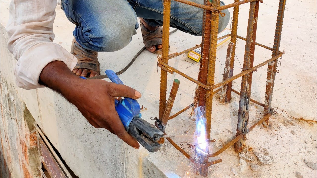 Short column rod welding method - YouTube