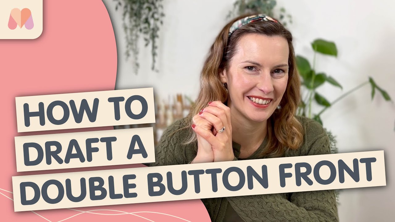 How to Pattern Draft | How to Draft a Double Breasted Button Front ...