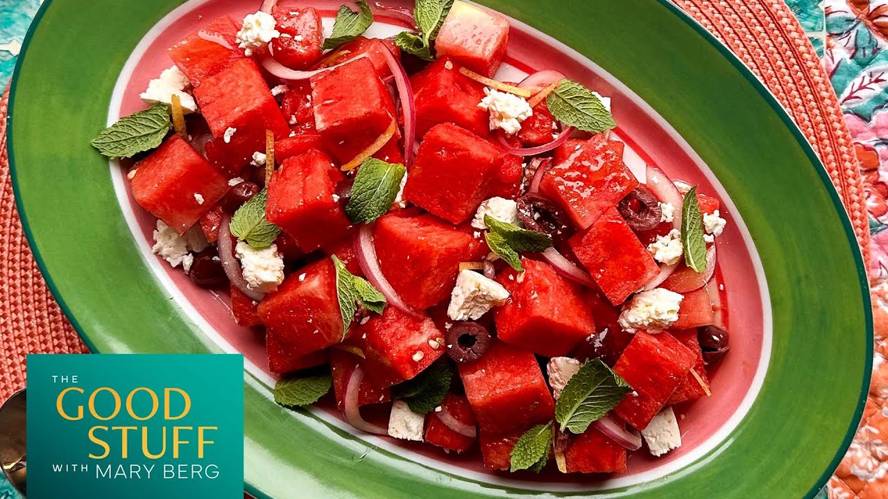 Mary's Recipe of the Day: Feta & Melon Salad | The Good Stuff with Mary ...