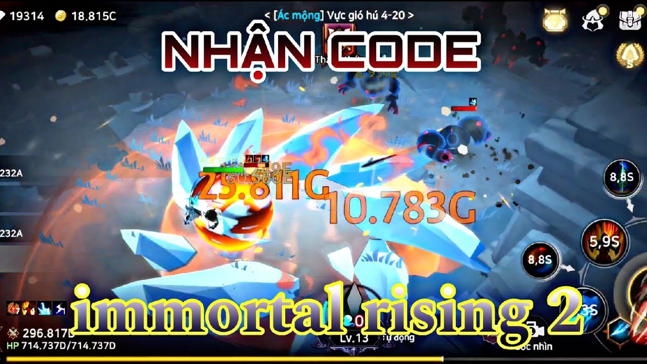 Nhận code immortal rising 2 - YouTube