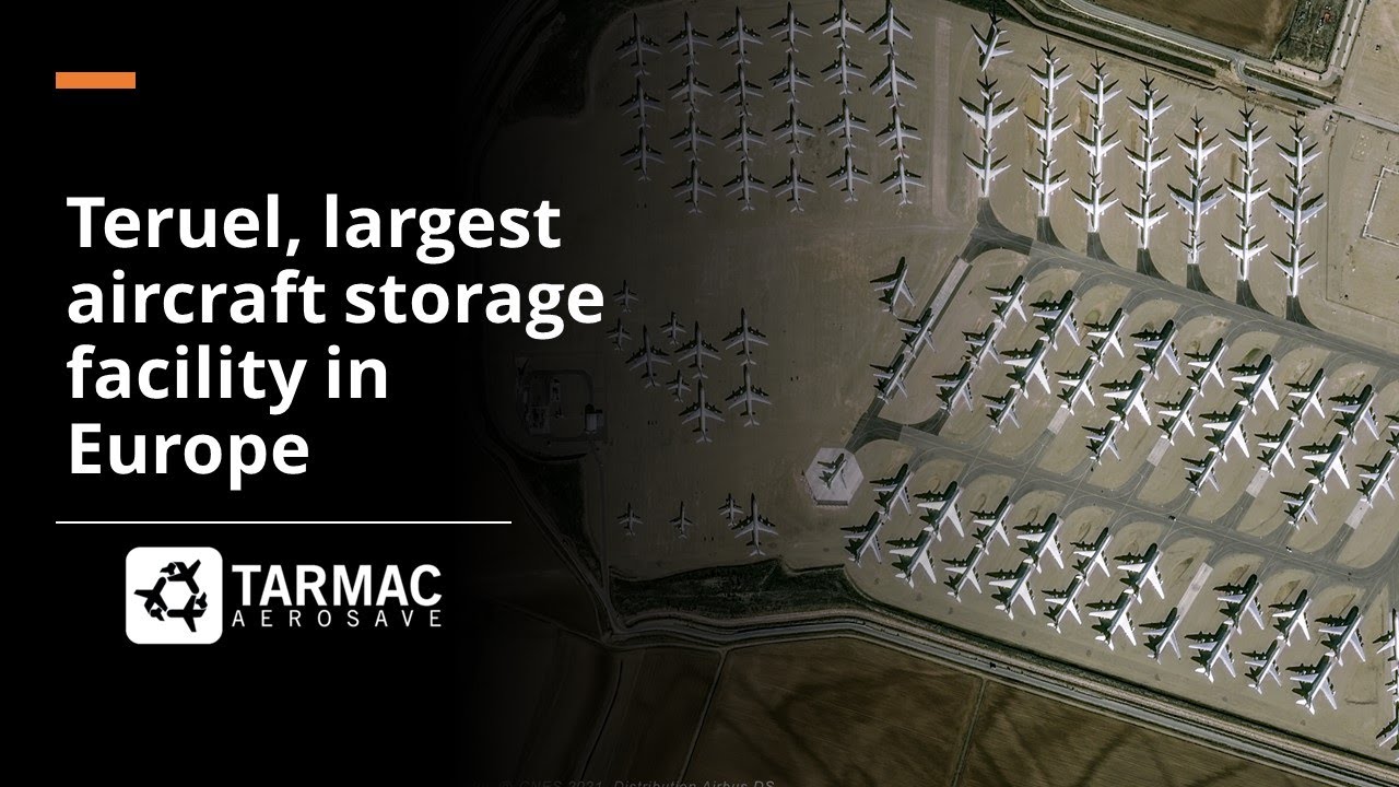 TARMAC Aerosave - TERUEL, largest aircraft storage facility in Europe ...