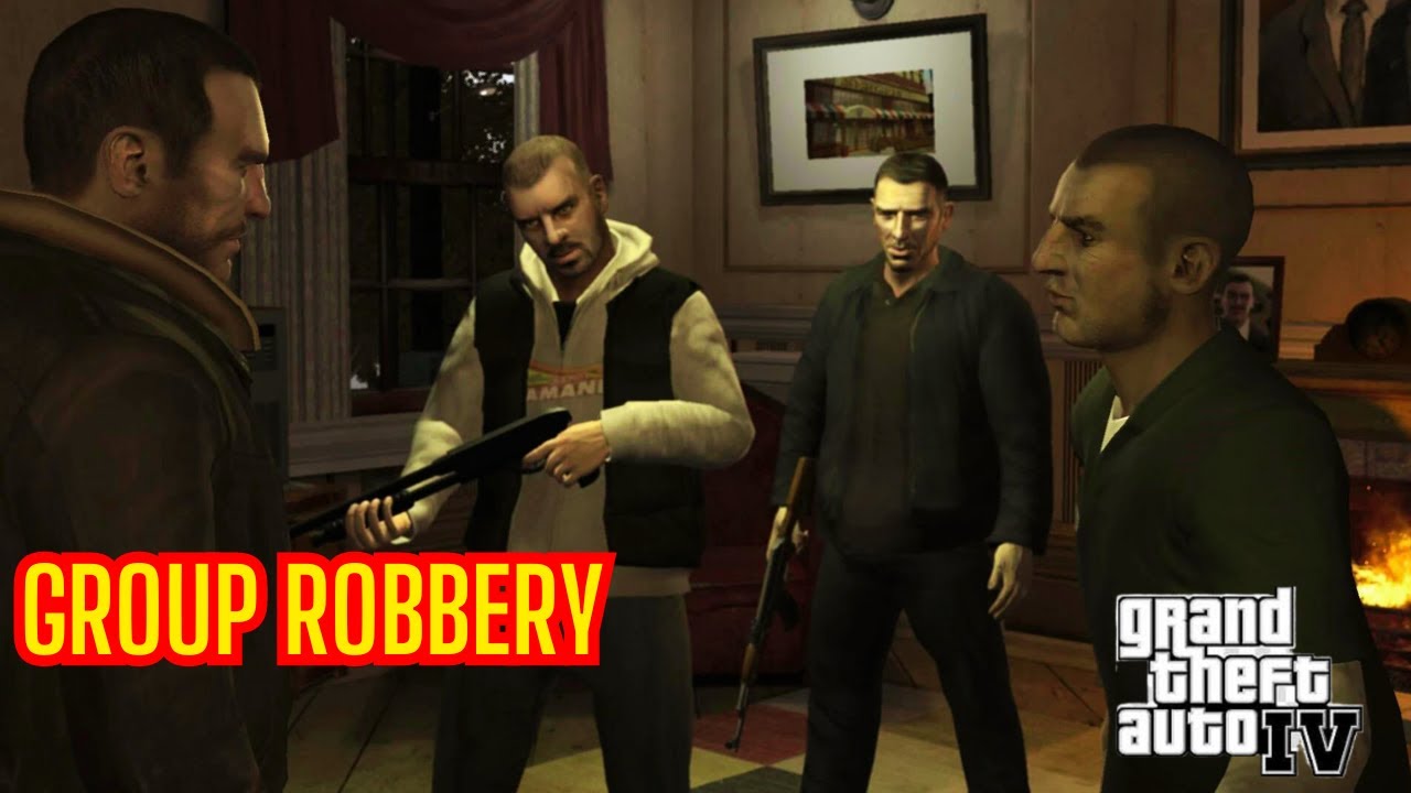 GROUP ROBBERY | GTA 4 | - YouTube