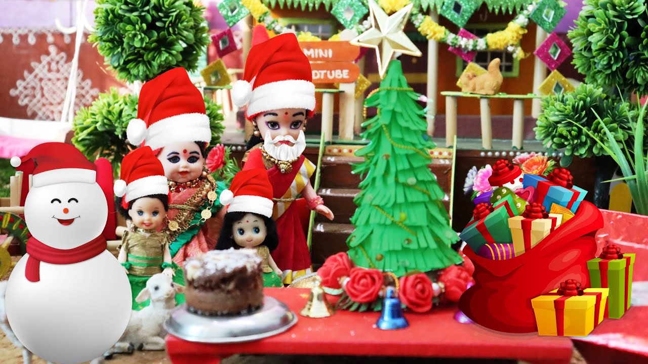 Miniature christmas Celebrations I Easy Choco cake recipie I Christmas ...