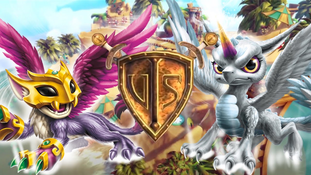 Scratch Vs Polar Whirlwind PVP Arena Battle Skylanders Swapforce (Local ...