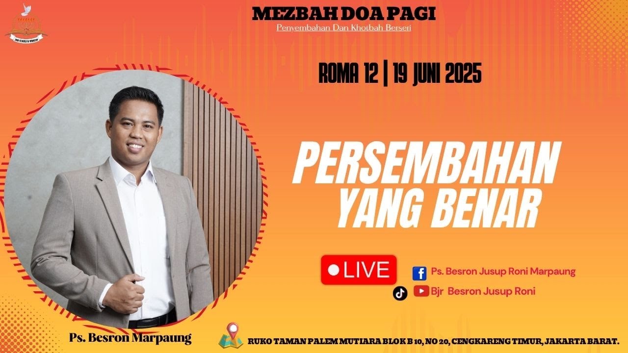 Roma 12 | Mezbah Doa Pagi (Penyembahan & Khotbah Berseri) - YouTube