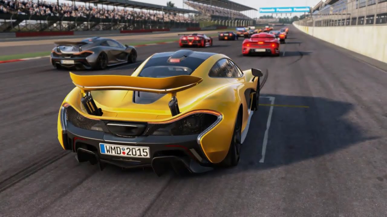Project CARS PS4 Gameplay - Silverstone GP - McLaren P1 - YouTube